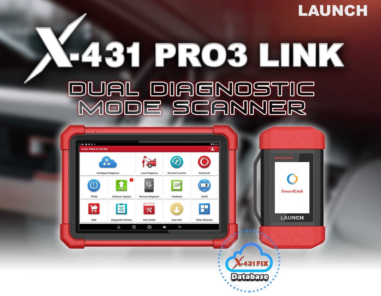 LAUNCH X431 PRO3 LINK（プロスリーリンク）スキャンツール | カー用品・自動車整備工具機器の卸売サイト「FINE ...